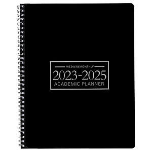 Office Planner July 2023 - June 2025 Monthly Calendar Planner - 9×11 Inch Time Management Personal Planner Hard PVC Cover with Spiral Bound