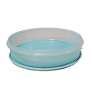 Tupperware Round Container 12" Light Grey Seal