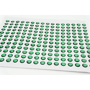 HTHYLURE Fishing Lure Eye 3D Soft Solid Green Eye Fishing Eyes Holographic Lure Eyes Making Fly Tying Fake Fish Eyes DIY Lifelike Realistic Artificial Holographic Fake Eyes All Green 5MM-500pcs