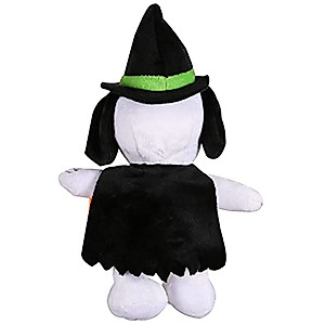 Peanuts for Pets 6 Inch Halloween Witch Plush Dog Toy with Squeaker, Small Dog Toy - Fabric Plush Dog Toys, Cute Dog Toys for All Dogs - Squeaky Dog Toys, Stuffed Dog Toys
