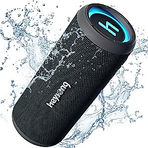 HEYSONG Waterproof Bluetooth Speaker, Portable Wireless Outdoor Speakers with 20W Loud Stereo Sound, Good Bass, IPX6 Speaker for Pool, Shower, Kayak, Beach Accessories, Gifts for Men Women