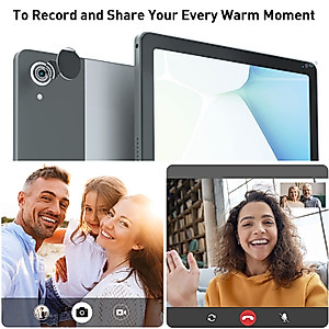 neoregent Tablet 10.4 inch 3GB RAM 32GB ROM WiFi 6 Android 11 6000mAh HD 1332 * 800 Quad Core Tablets (Gray)