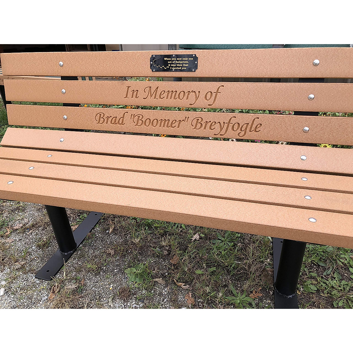 Roudebush Company Memorial Park Bench
