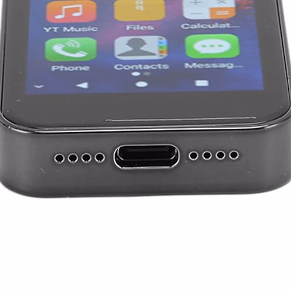 Airshi Small Mobile Phones Dual Card Dual Standby 5MP Front 13MP Rear Camera 4G Mini Phone 2000mAh for Home (Black)