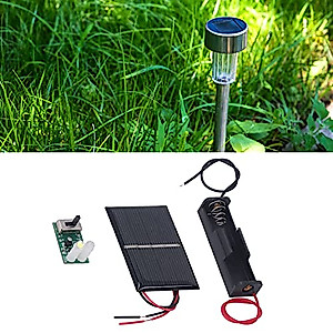 Solar Light Control Panel, 1.2V Lightweight Solar Lamp Control Board Kit Constant Current Drive for Garden
