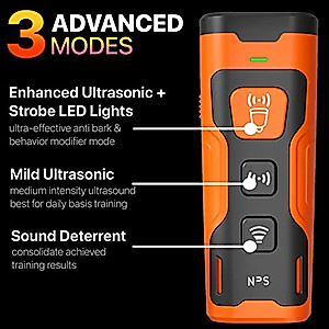 2023release Dog Bark Deterrent Device, Stops Bad Behavior: barking, jumping, aggression- No need to yell or swat, point to the dog, hit the button - Pet corrector, Best Alternative to Anti bark collar