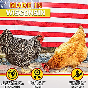 Nesting Box Pads for Chickens - Accessories for Hens, Chicken Coops and Laying Eggs - Square Liners Fit in Your Coop - Natural Fiber Material Bedding Mats