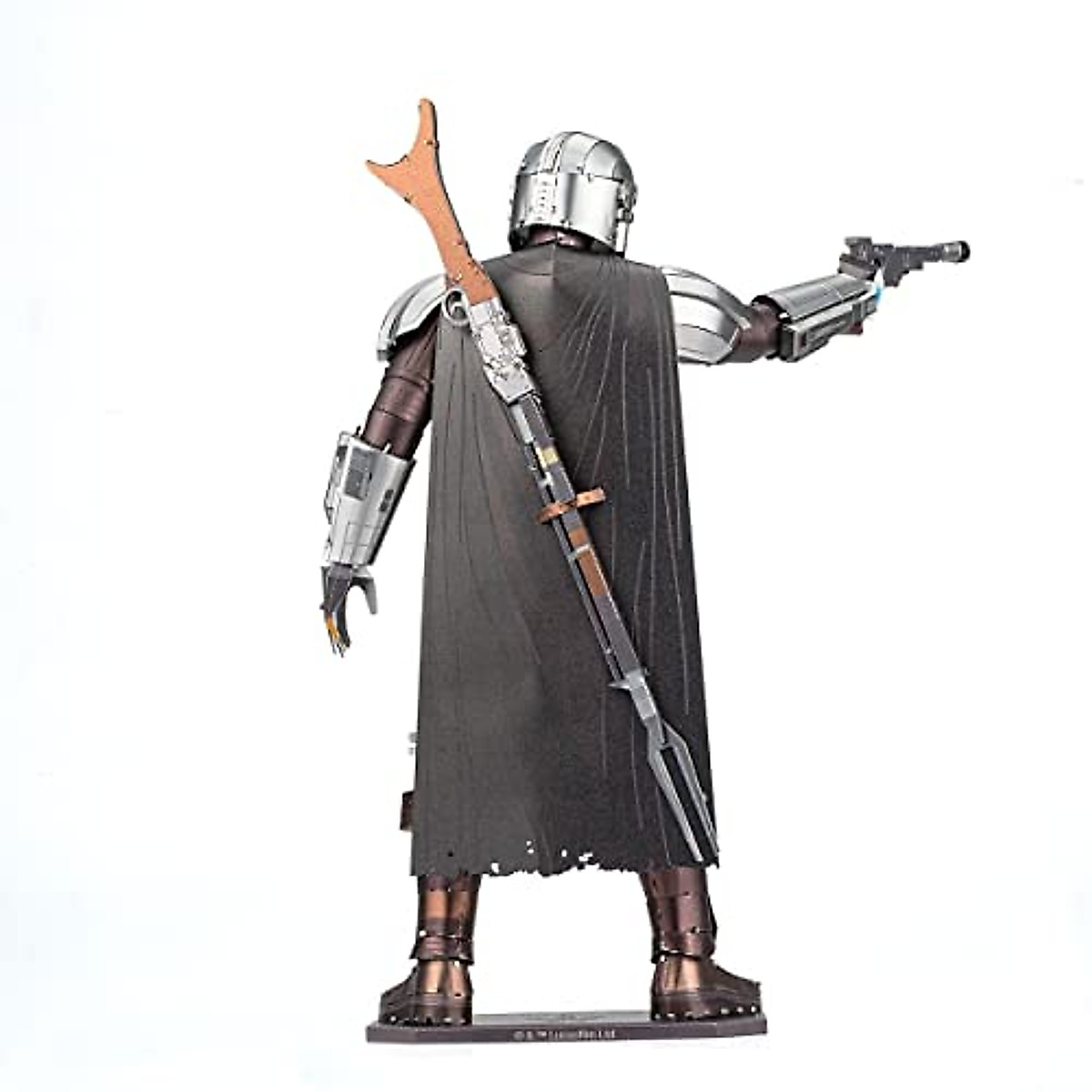 Metal Earth Fascinations Premium Series Star Wars The Mandalorian 3D Metal Model Kit Bundle with Tweezers