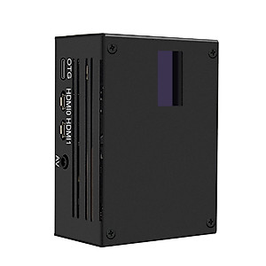 Geekworm KVM-A3 Kit with Raspberry Pi 4 Case & 20W 5V 4A USB Type-C Power Adapter Compatible with Raspberry Pi 4 Model B Only
