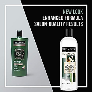 TRESemmé Botanique Coconut Nourish Shampoo for Dry, Frizzy Hair - 92% Derived Natural Materials, Professional Performance, 16 Fl Oz (Pack of 4)