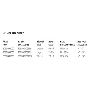 Schutt F7 2.0 Collegiate Football Helmet, ROPO DW NB VC Facemask Attached, Large, White