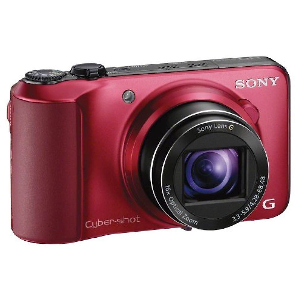 Sony Cyber-shot DSC-HX10V 18.2 MP Exmor R CMOS Digital Camera with 16x Optical Zoom and 3.0-inch LCD (Red) (2012 Model)