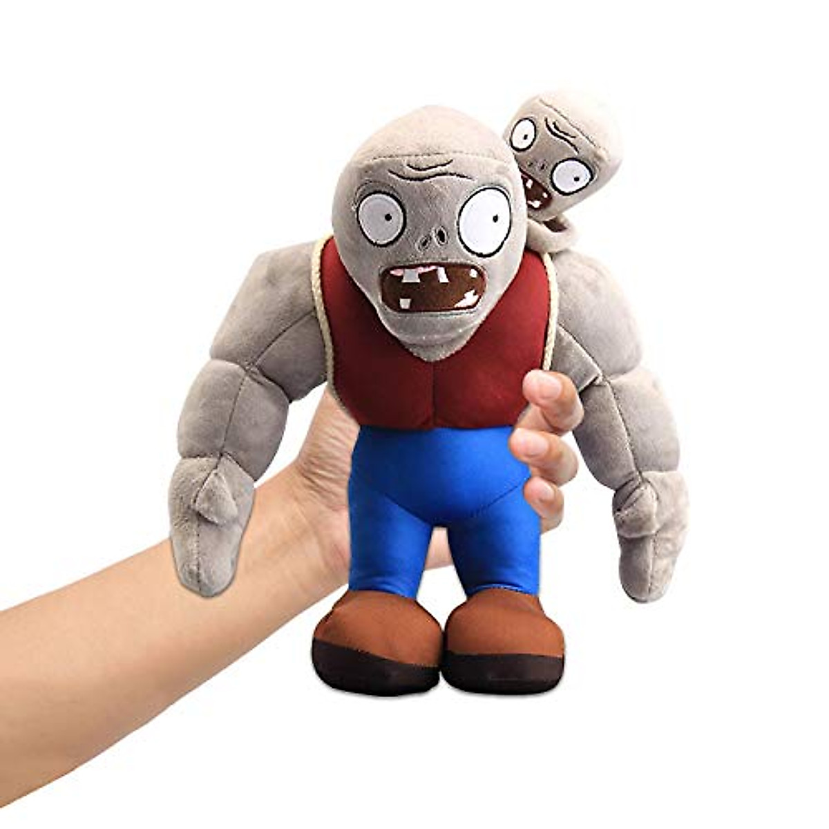 Maikerry 12" PVZ Gargantuar Zombies Plush Toys Stuffed Soft Doll Muscle Zombies