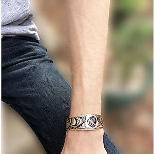 Bear Claw Bracelets Feature Native American Bear Paw Jewelry, Adjustable Bear Cuff Bracelets Native American Copper Bracelets, Bear Claw Jewelry