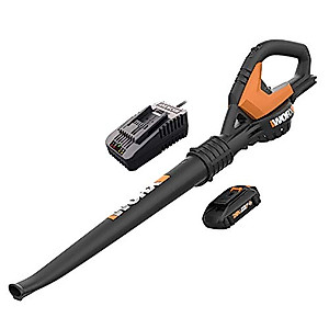 WORX 20V Cordless Leaf Blower WG545.6 DC Blower Vacuum,1*2.0Ah Battery & Charger Included