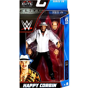 Mattel WWE Happy Corbin Elite Collection Action Figure, Deluxe Articulation & Life-like Detail with Iconic Accessories, 6-inch