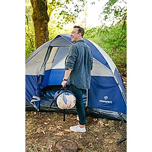 Stansport Explorer 4 Lb.-33 in X 75 in Rectangular Sleeping Bag , Blue