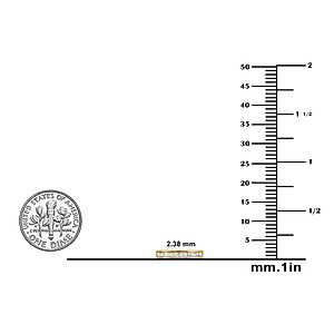 Beyond Brilliance 1.0 Carat Diamond, 14K Yellow Gold Channel Set Princess Cut Diamond Bridal Wedding Band Finger Ring for Women (I-J, I2-I3) Natural Diamond Fine Jewelry Gift Box Included
