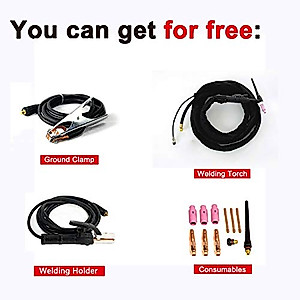 PLASMARGON,tig welder 110v/220v Dual Voltage,HF 200A TIG/STICK（MMA） welders， stainless steel TIG welding machine