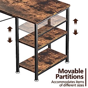 LODREKE LShaped Desk Computer Desk, Double-Sided Computer Corner Table, Space-Saving Workstation, Modern Computer Gaming Desk, 23.6Wide Borderless Frame59”D x 59”W x 29.9”H