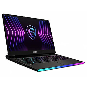 MSI Raider GE77HX 12UGS Gaming & Entertainment Laptop (Intel i7-12800HX 16-Core, 16GB DDR5 4000MHz RAM, 2x1TB PCIe SSD RAID 0 (2TB), GeForce RTX 3070 Ti, 17.3" 240Hz Win 11 Pro) (Renewed)