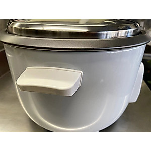 Pantin Commercial Electric Rice Cooker – 35 Cups Raw / 70 Cups Cooked Capacity w/Measuring Cup & Scoop – High-Efficiency Large Rice Cooker Commercial Rice Cooker for Restaurants, Hotels and Catering