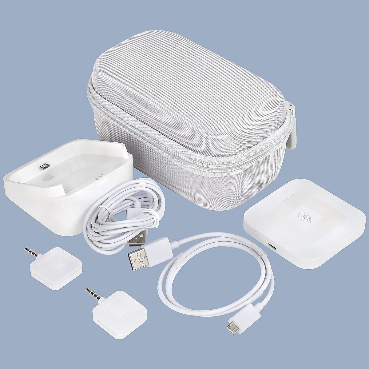 Aenllosi Hard Storage Case Suitable for Contactless Square Card Reader and Dock and Chip Reader(Case Only)