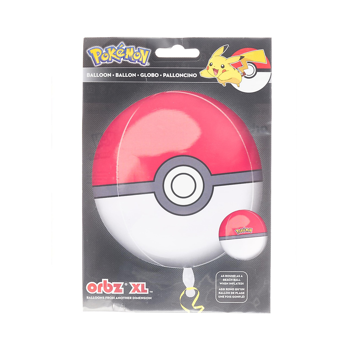 Anagram International - Orbz Pokemon Ball 15" x 16" Foil Balloon