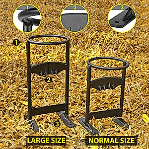 SHARPAI Kindling Splitter for Wood, Large Cast Iron Wood Splitter Hand Cutter Kindling Racker Manual Log Splitter Wedge for Campsite & Home