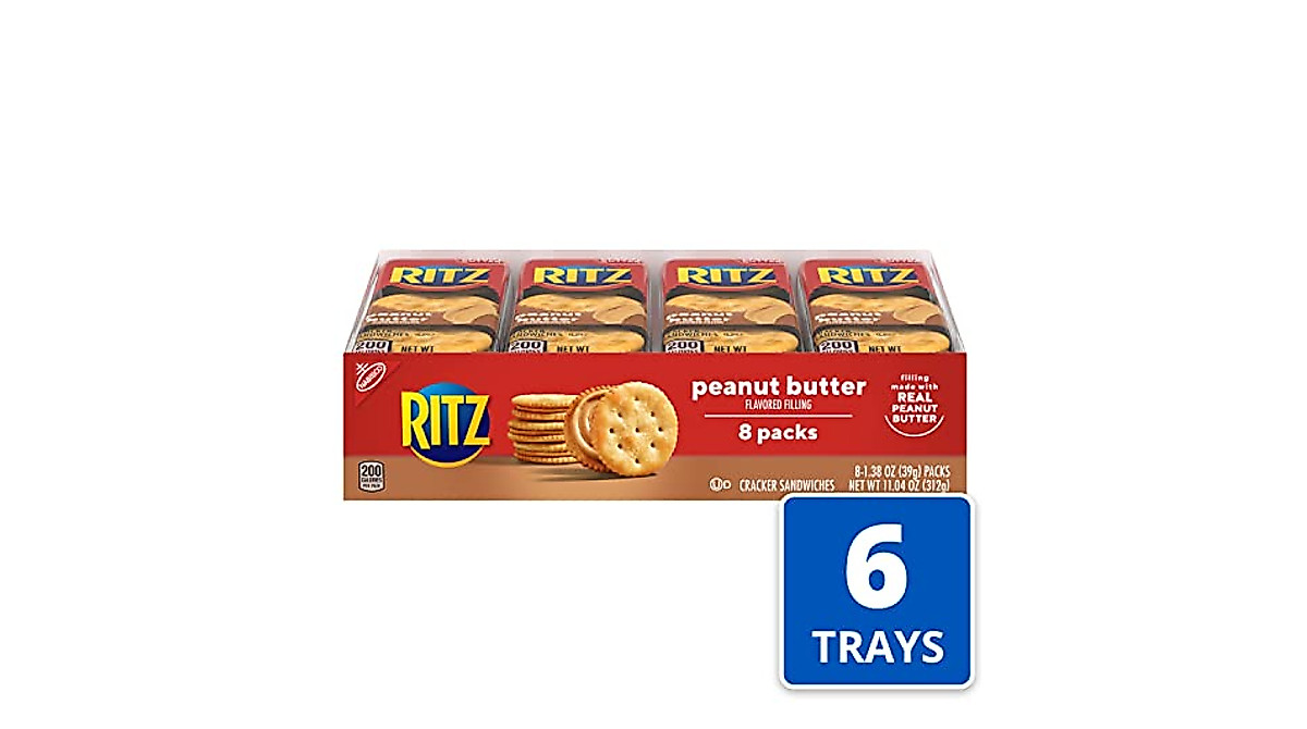 RITZ Peanut Butter Sandwich Crackers – Snack Packs for All