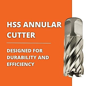 Jancy Slugger 63134206041 Annular Cutter with Pilot, 13/16" x 1", Gray