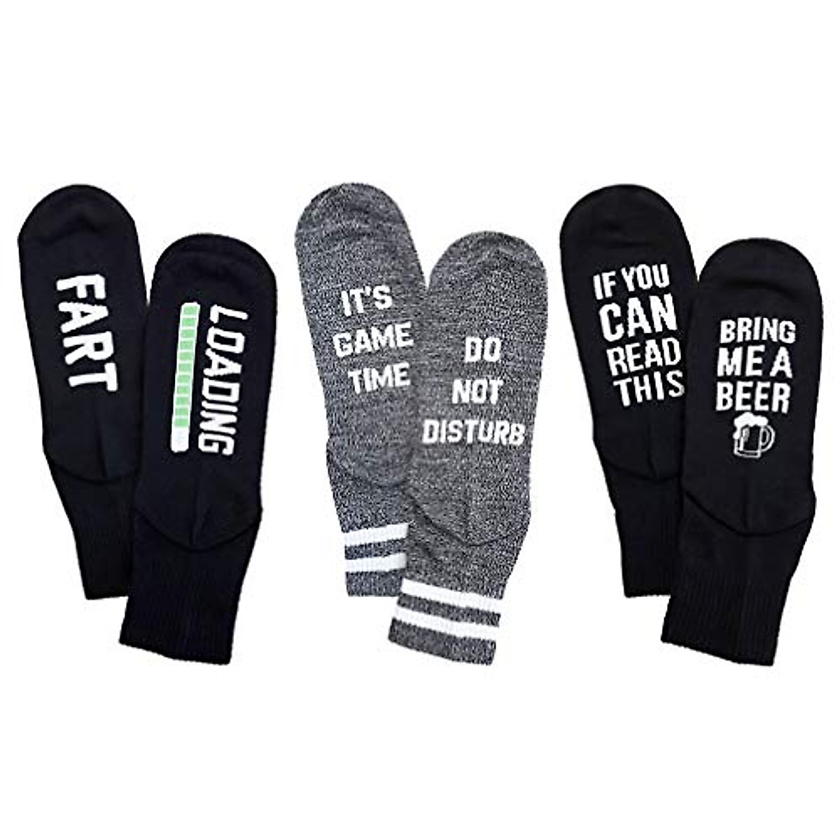 Tstars Gifts for Dad Fathers Day Birthday Gift Ideas for Men Funny Mens Crew Socks