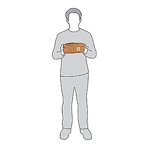 Carhartt Travel Kit, Durable Toiletry Organizer Bag, Black, One Size