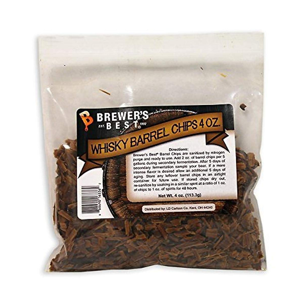 Brewer's Best Barrel Chips Whisky, 4 oz.
