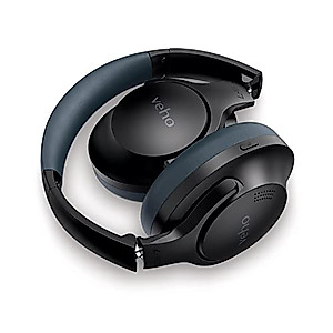 Veho ZB-7 Wireless Active Noise Cancelling Headphones | 5.0 Bluetooth | Over Ear style | 32H playtime | Premium dual-core speakers | Multiple point connection | VEP-024-ZB7-B