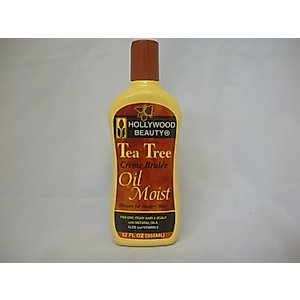 Hollywood Holly Wood Beauty Tea Tree Oil Moist for Dry, Itchy, & Scalp W/natural Oils, 12 Oz