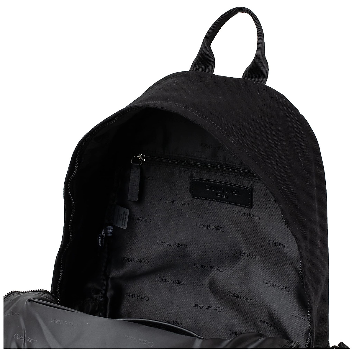 Calvin Klein Landon Zip Around Backpack, Black Combo,One Size