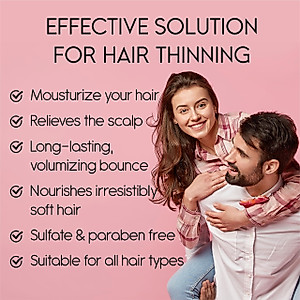 Biotin Volumizing Shampoo and Conditioner Set for Thinning Hair and Regrowth - Ultimate Anti Hair Loss, Thickening Growth Treatment Care for Men & Women