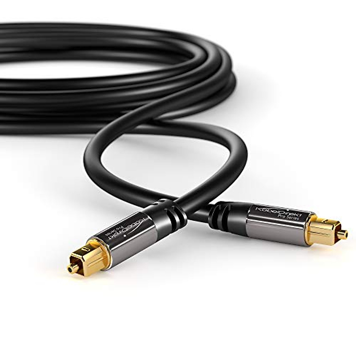 TOSLINK Cable, Optical Audio Cable – 10 feet Fiber Optic Cable for soundbars (TOSLINK to TOSLINK, Digital S/PDIF Cable, Stereo Systems/amplifiers/amps, Home Cinema, Xbox One/PS5) – CableDirect