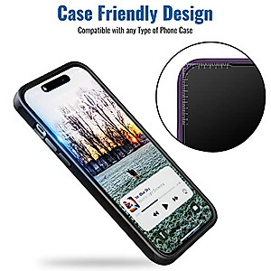 NEEPART 4 Pack Tempered Glass Screen Protector for iPhone 14 Pro Max [6.7 inch], Sensor Protection, Dynamic Island Compatible, 9H Tempered Glass Film, Anti-Scratch, Case Friendly, Easy Installation, Bubble Free, Case Friendly