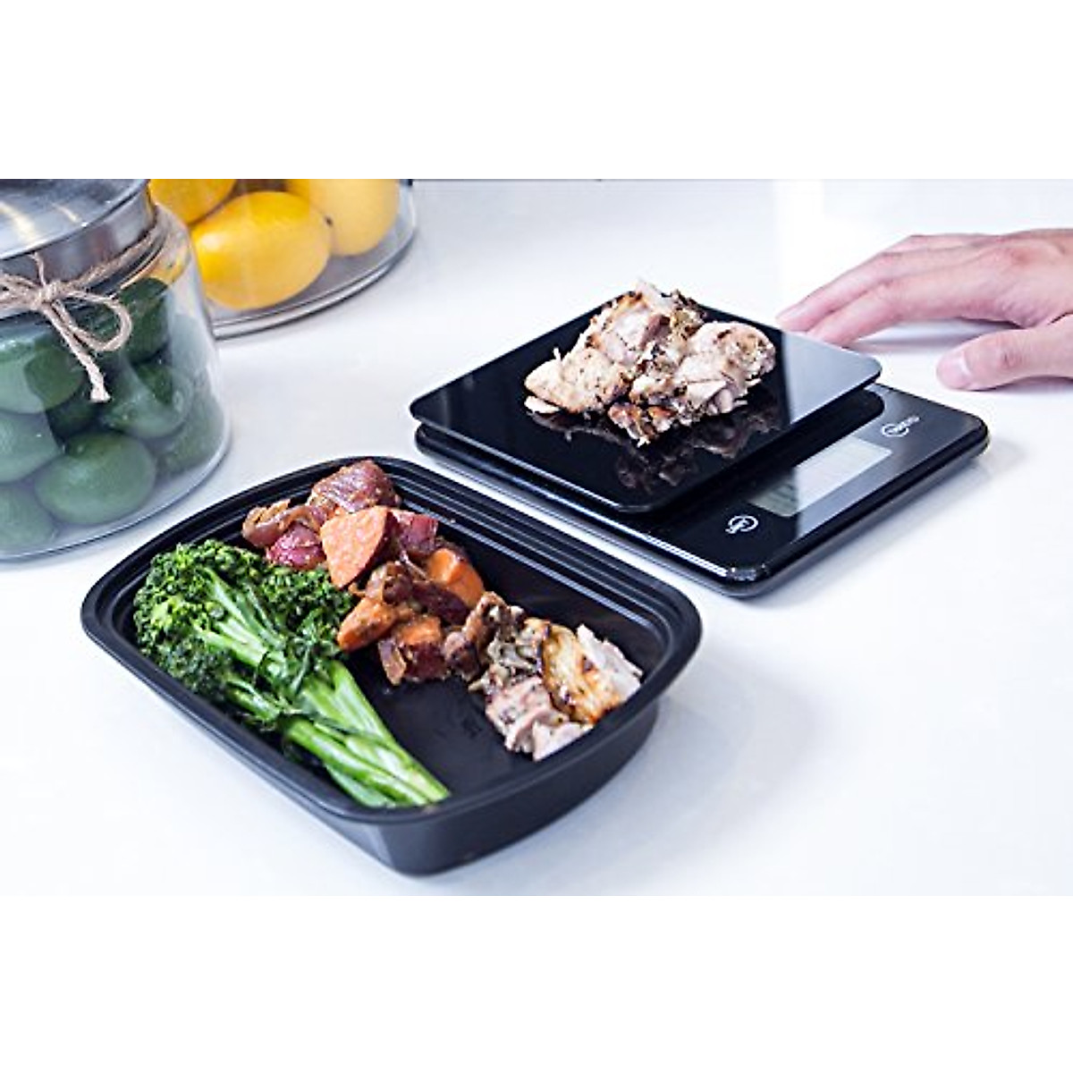 Fitpacker Meal Prep Containers - 28oz Portion Control Lunch Bento Box - Reusable Microwaveable (16 Pack - Version 2)