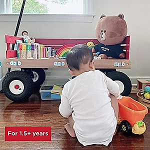 Radio Flyer All-Terrain Cargo Wagon for Kids, Garden and Cargo, Red Wagon for Ages 1.5+