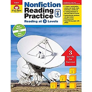 Evan-Moor Non-Fiction Reading Practice, Grade 6