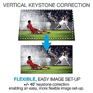 Optoma EH412STx Short Throw 1080p HDR Professional Projector | Super Bright 4,000 Lumens | Business Presentations, Classrooms, and Meeting Rooms | 15,000 Hour Lamp Life | Speaker Built in | Portable