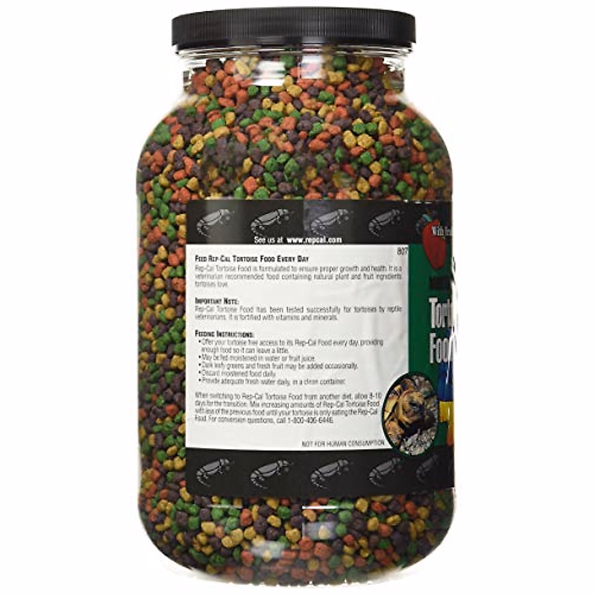 Rep-Cal Srp00807 Tortoise Food, 3-Pound