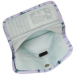 KAVU Mondo Spender Trifold Wallet Clutch Travel Organizer - Ocean Dye