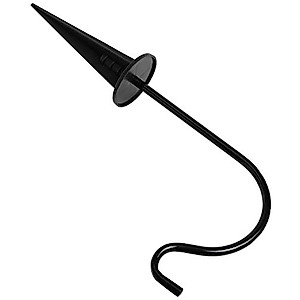 Shepherd's Hooks Garden Stakes, Set of 4 - BEST Lawn Stakes for Décor - Hang Mason Jars and Solar Lights - Outdoor Decoration - Perfect for Backyards, Weddings, and more!