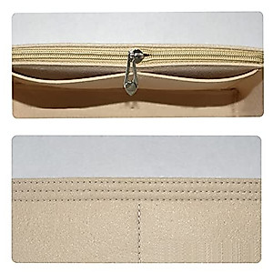 Felt Purse Organizer Insert, for Chanel Chanel24c HOBO armpit bag, inner bag lined with street bag2063Beige