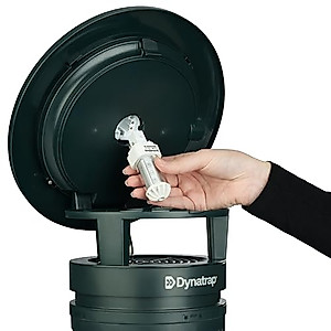 DynaTrap DT2030-GRSR 1 Acre Mosquito & Flying Insect Outdoor Trap and Killer – Kills Mosquitoes, Flies, Wasps, Gnats, & Other Flying Insects - Bug Zapper Alternative – Green