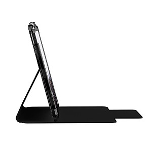 [U] by UAG iPad Air 10.9-inch (4th Gen, 2020)/iPad Pro 11-inch (2nd Gen, 2020) Case Lucent Translucent Lightweight Ultra-Slim Full Body Auto Sleep/Wake Folio Cover, Black/Ice